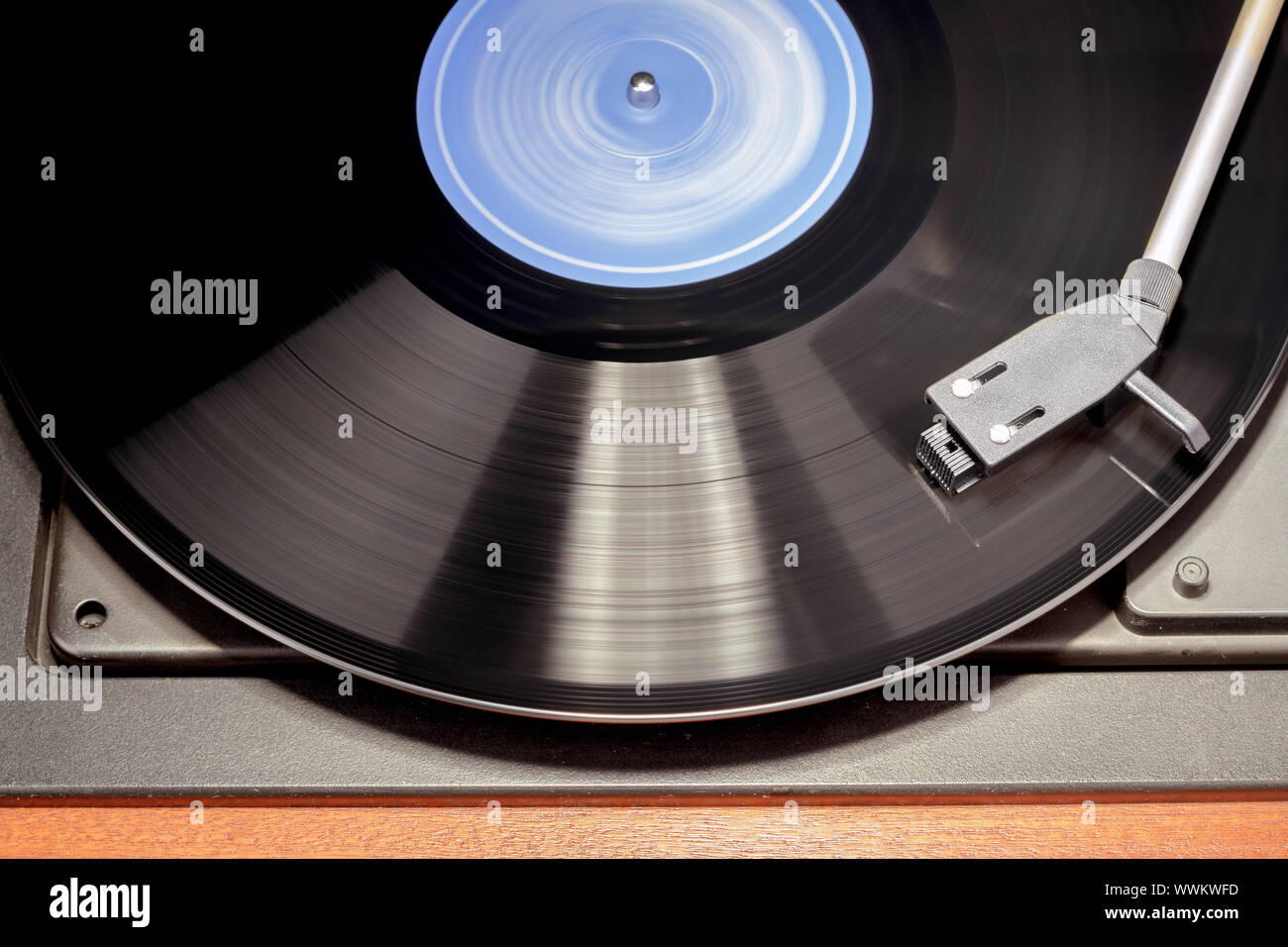 Vinyl record motion blur hi-res stock photography and images - Alamy