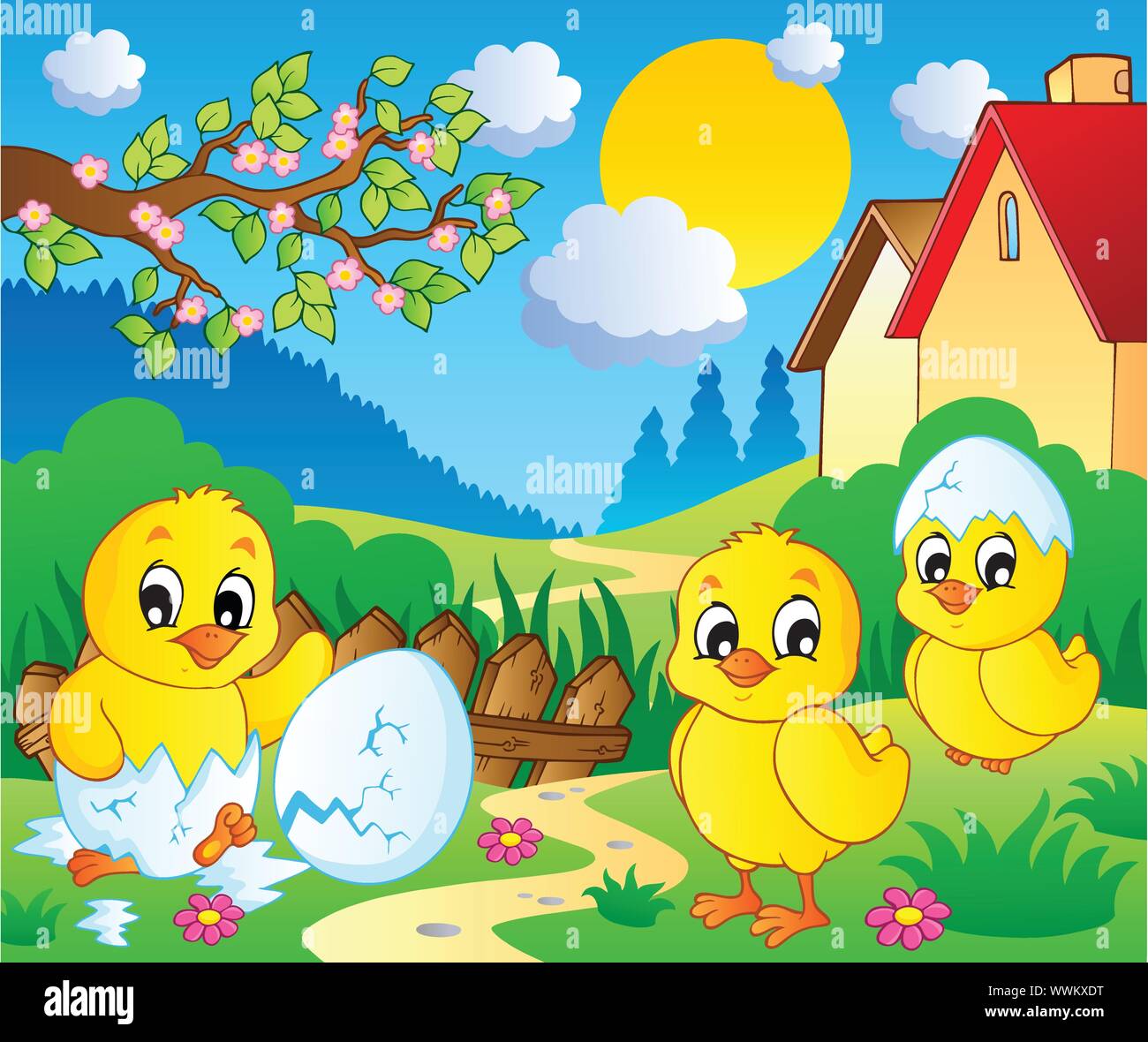 Village look Stock Vector Images - Alamy