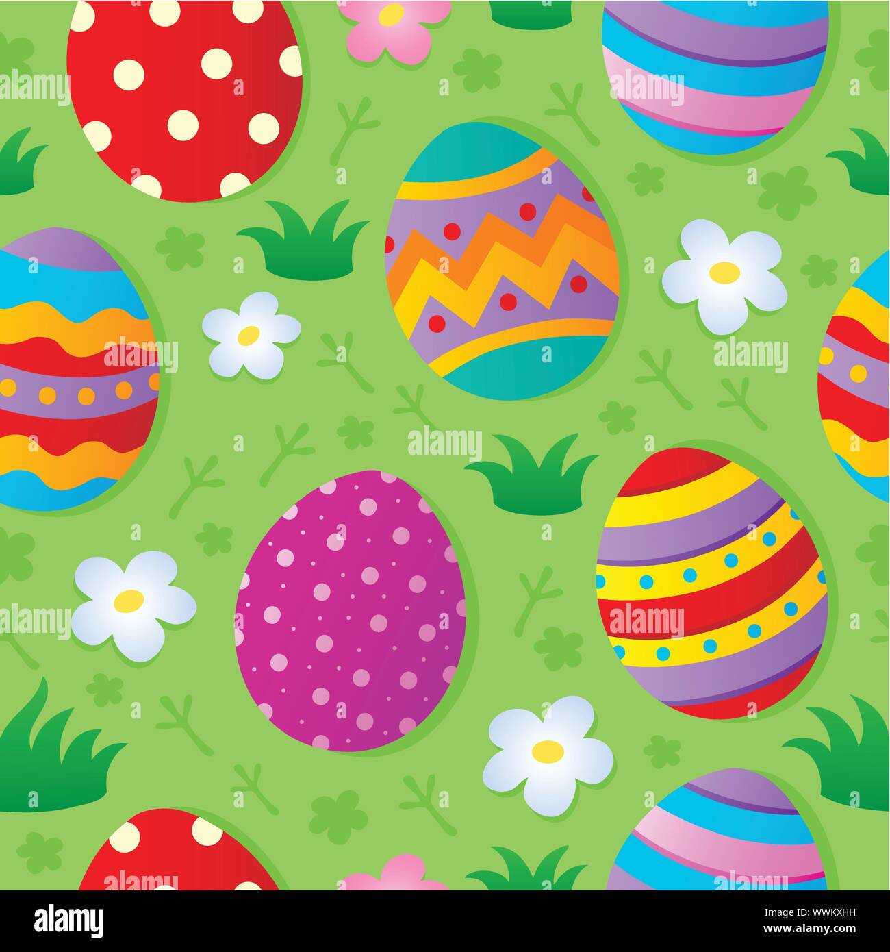 Seamless Easter theme background Stock Vector Image & Art - Alamy
