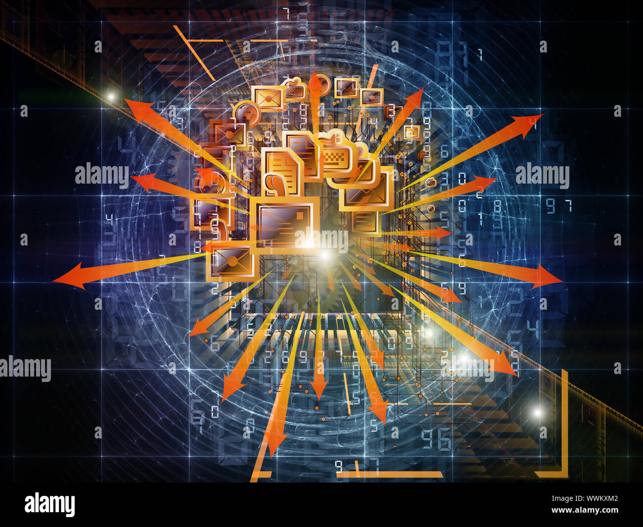 Global connections background suitable as a backdrop for projects on ...