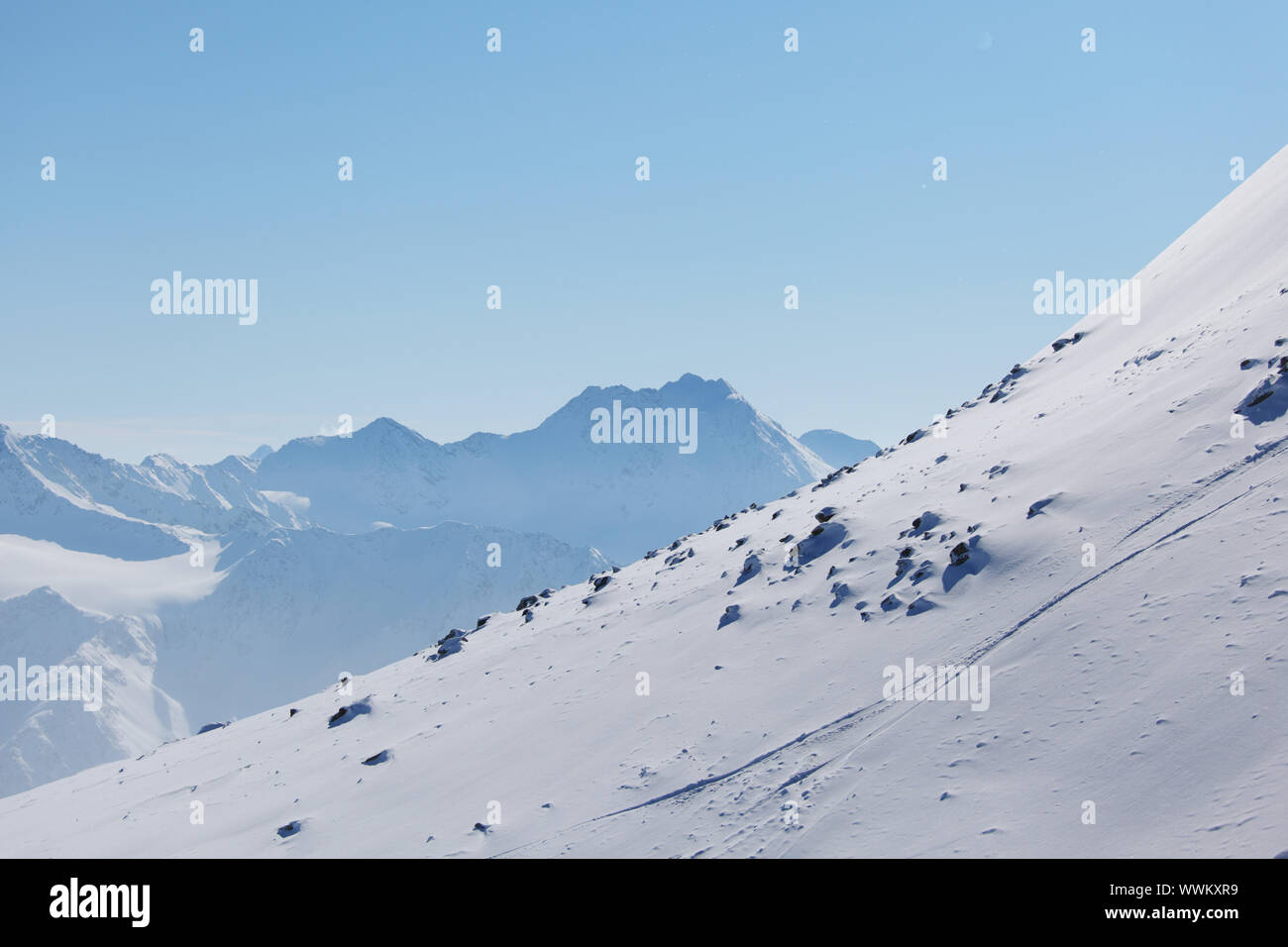 top of alps in sky Stock Photo - Alamy