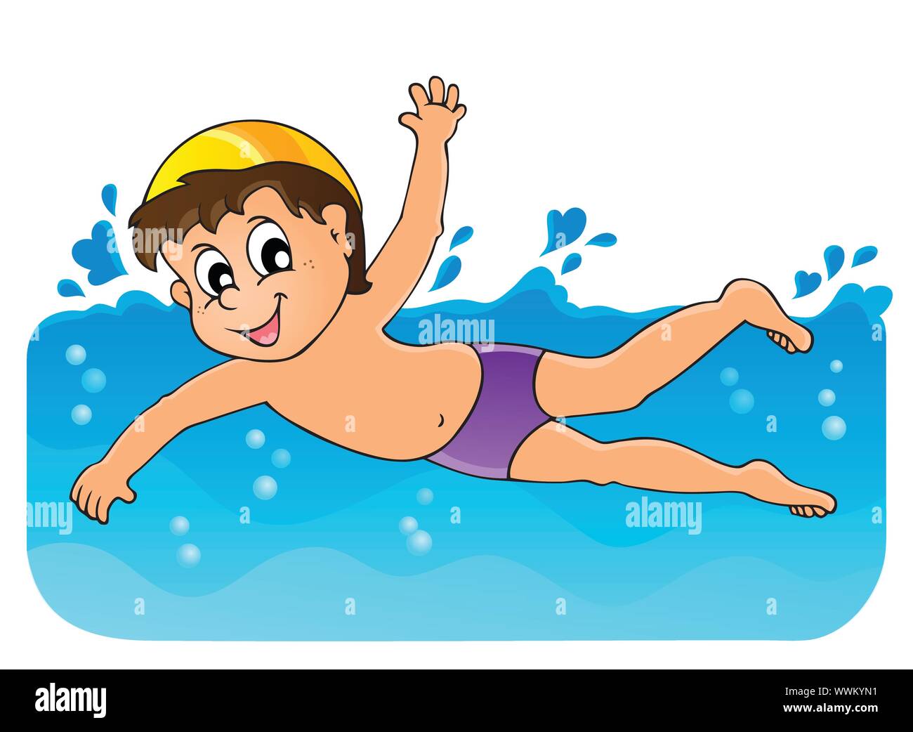 Swim swimmer swimming Cut Out Stock Images & Pictures - Alamy