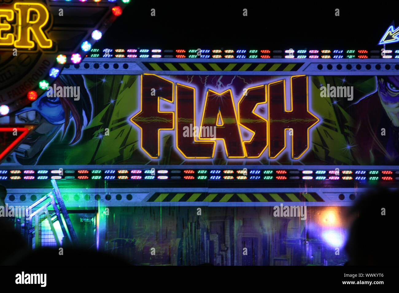 Colorful neon sign candy hi-res stock photography and images - Alamy