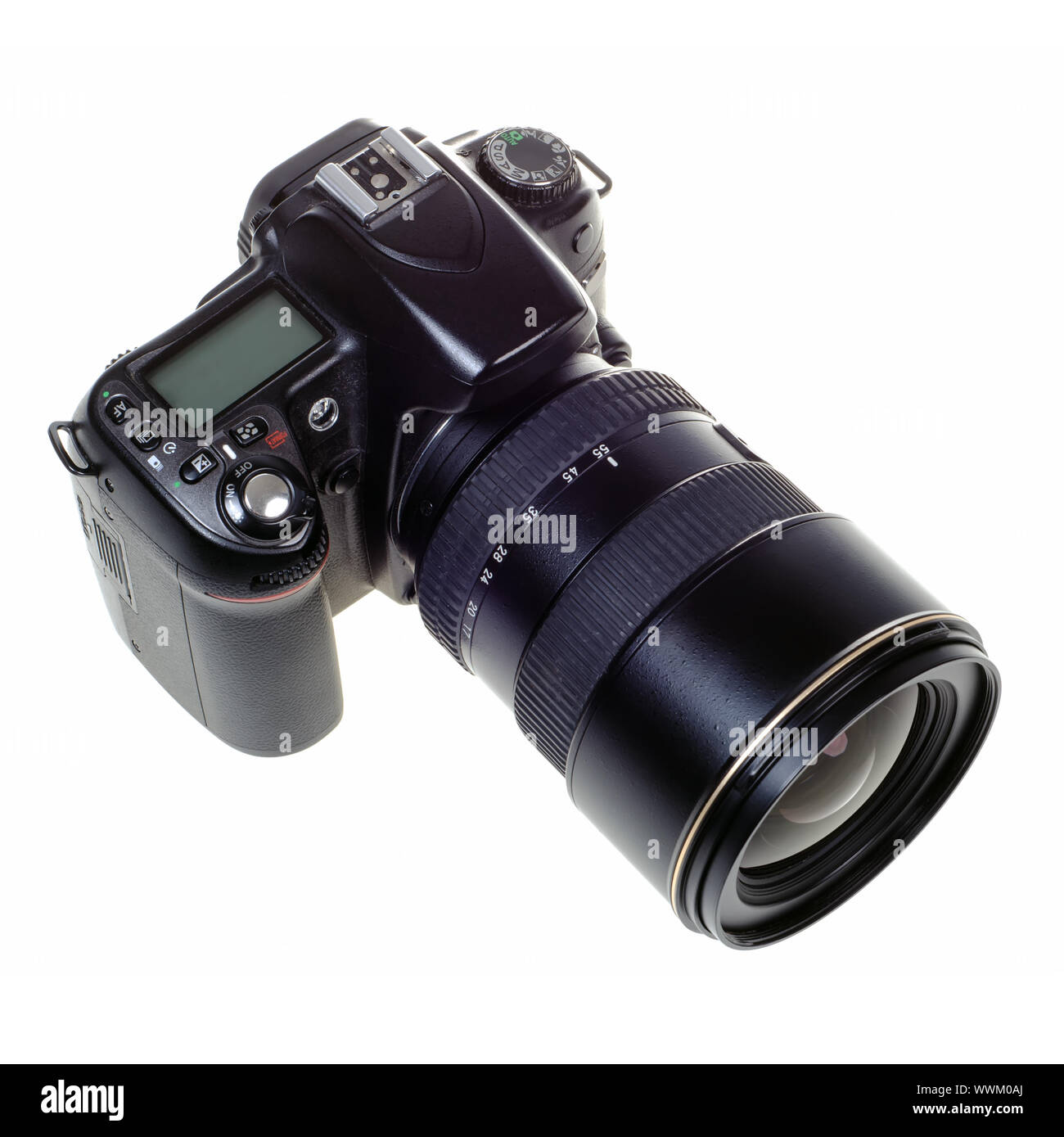 DSLR reflex camera isolated Stock Photo - Alamy