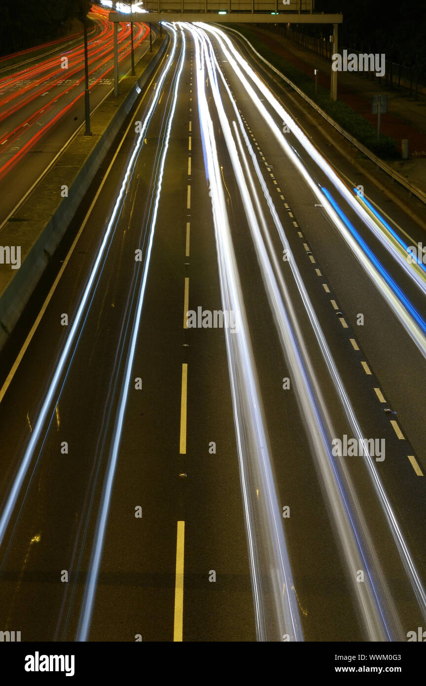 City night traffic Stock Photo - Alamy