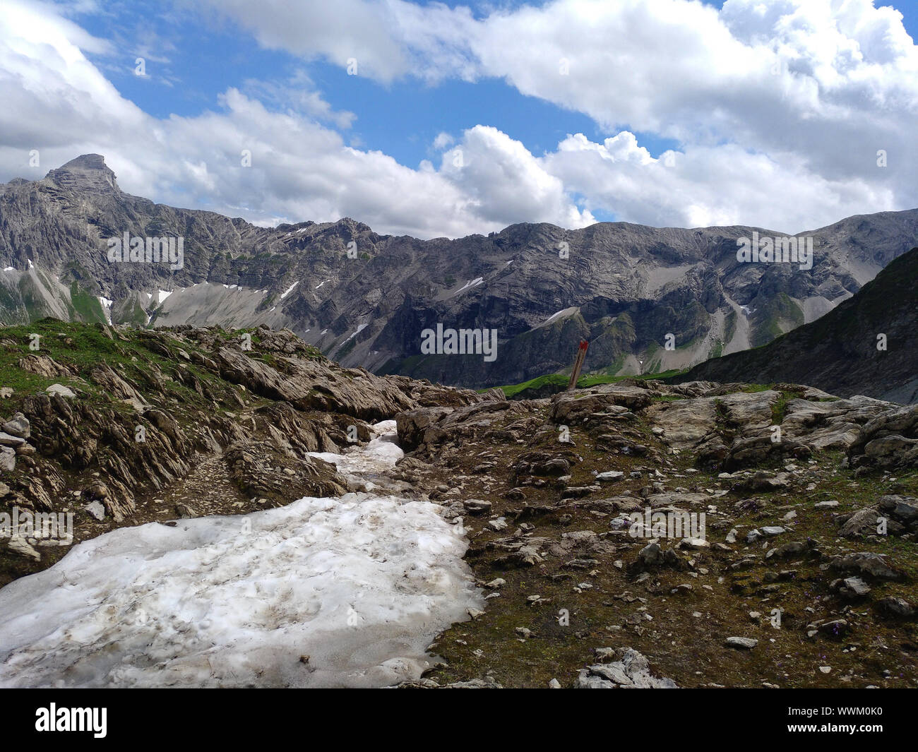 Germany, Bavaria, Allgaeu Alps - hiking through the allgäu alps Stock ...