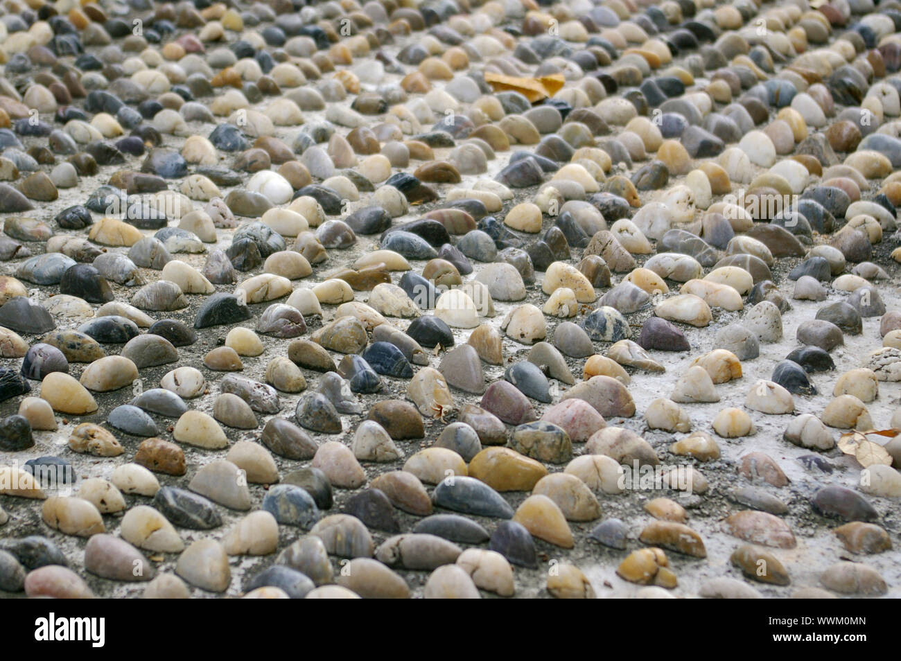 Pebbles stone background Stock Photo - Alamy