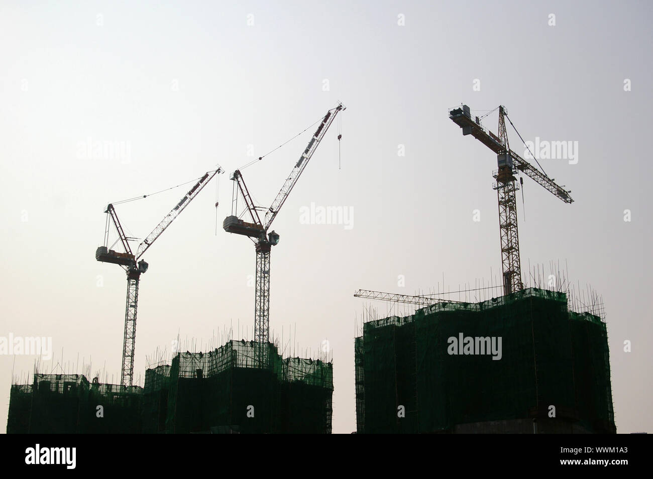 Construction site in Hong Kong Stock Photo - Alamy