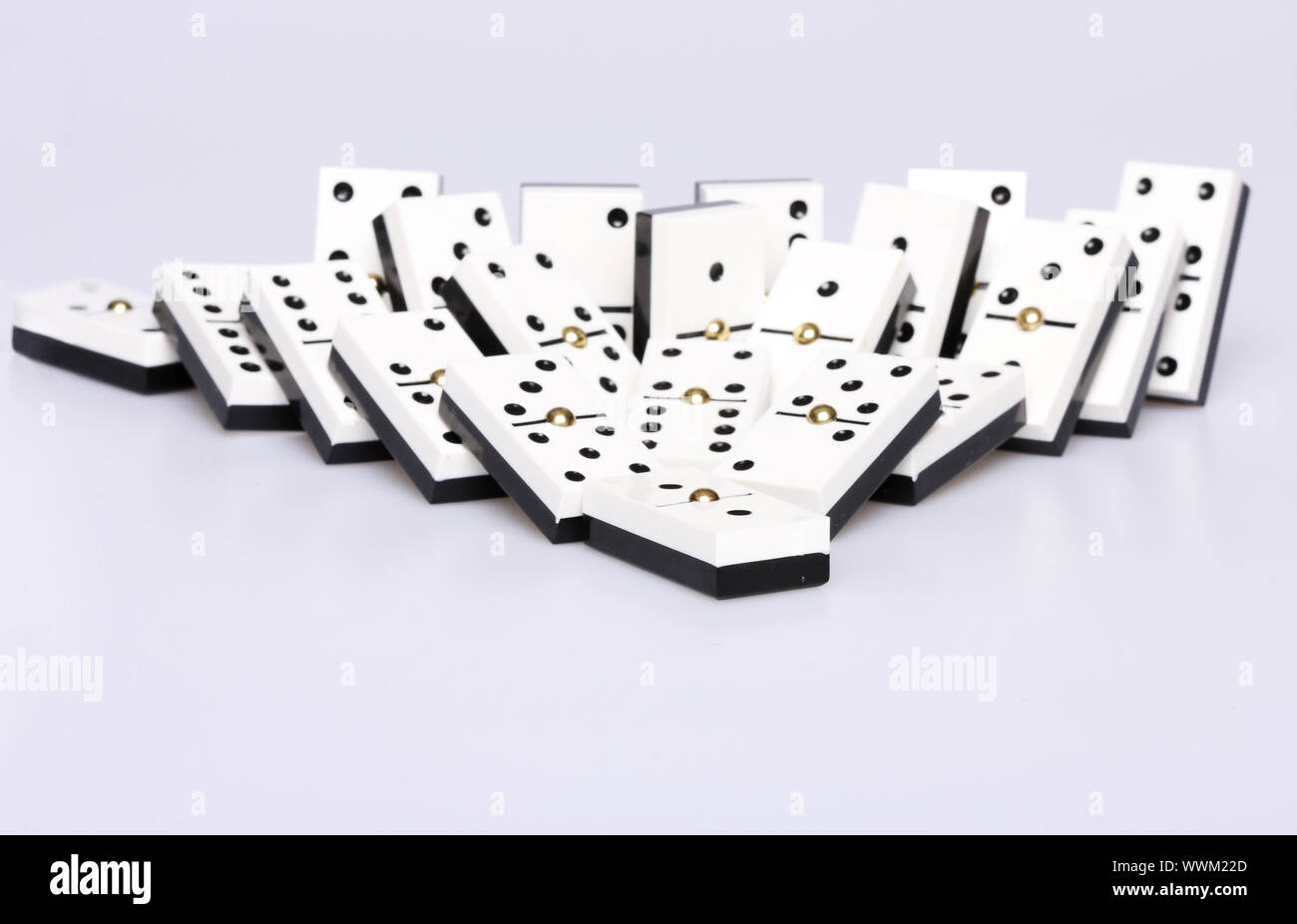 Dominos falling over hi-res stock photography and images - Alamy