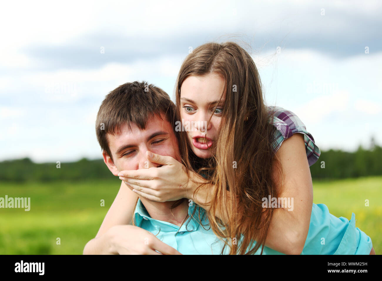 love hug of two lowers Stock Photo - Alamy