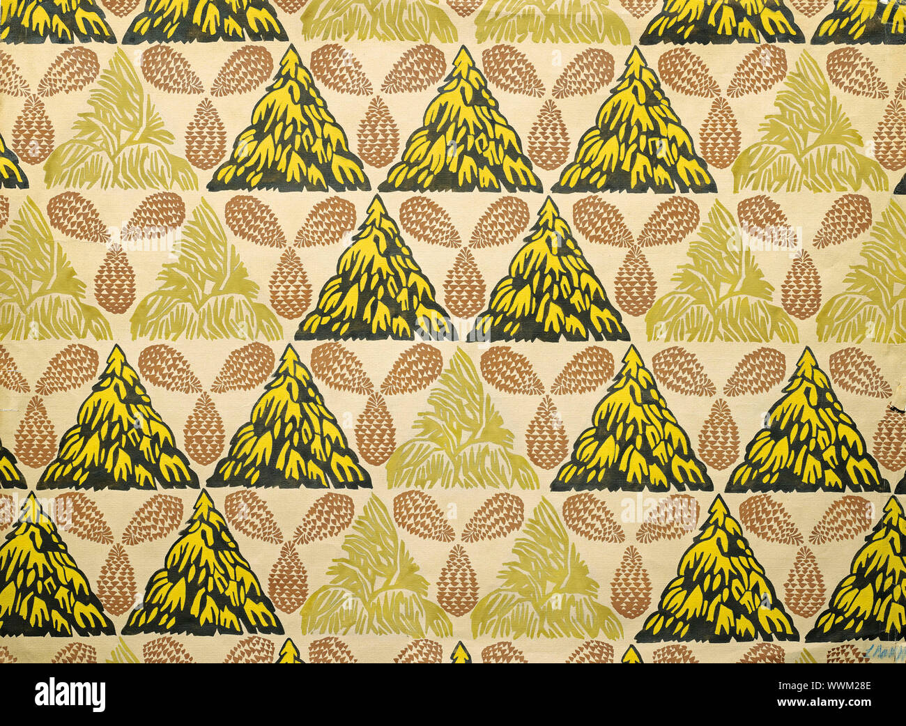 Textile design, Early 20th cen.. Private Collection Stock Photo - Alamy