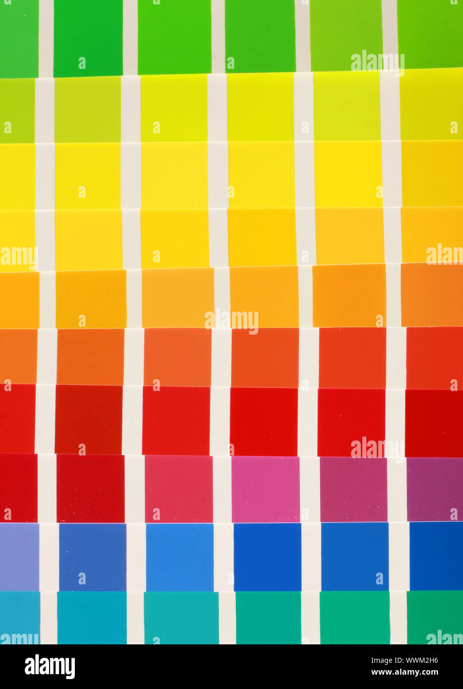 Color swatch paper filling the frame Stock Photo - Alamy