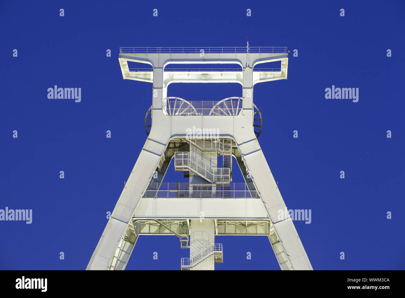 Bochum - mining museum in the evening Stock Photo - Alamy