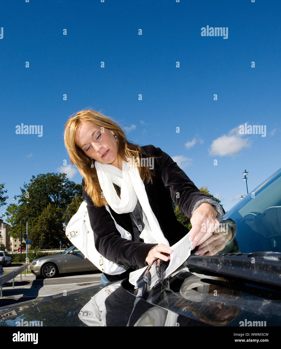 Car ticket angry hi-res stock photography and images - Alamy