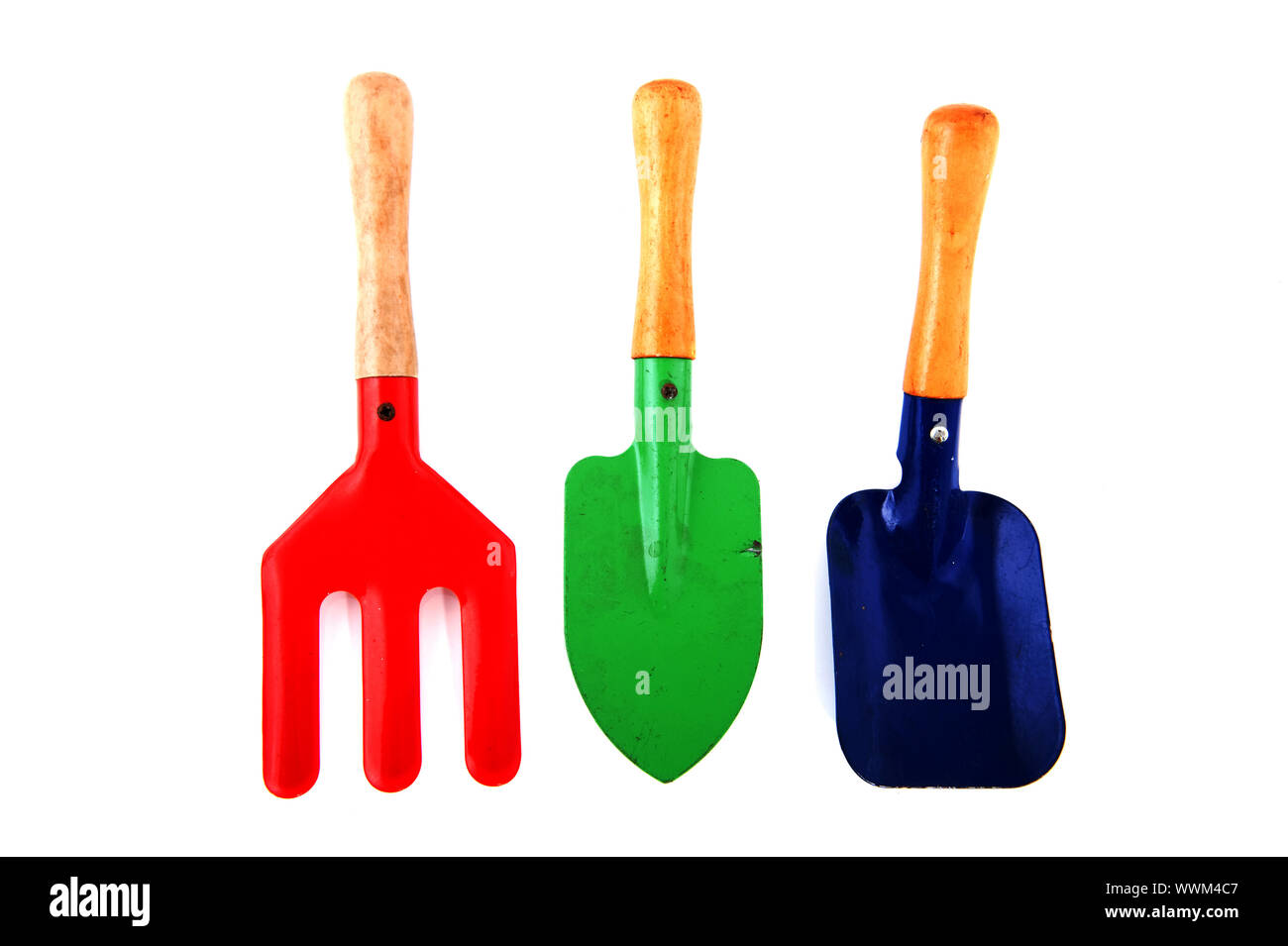 rake and shovel for working in the garden Stock Photo - Alamy