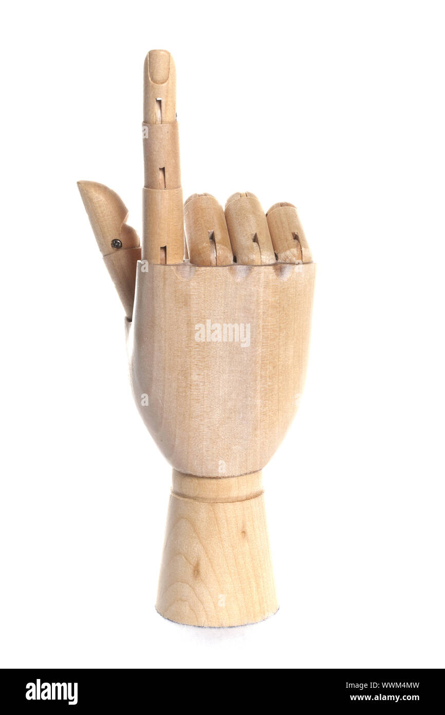 Hand Signal Number - 2 Stock Photo - Alamy