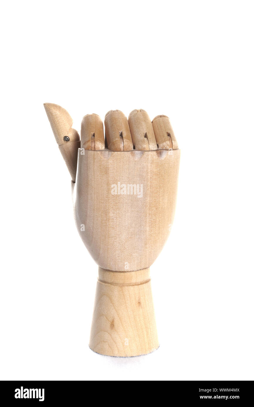 Hand Signal Number - 1 Stock Photo - Alamy