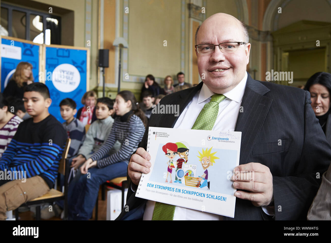School fly the flag for the energy revolution Stock Photo - Alamy