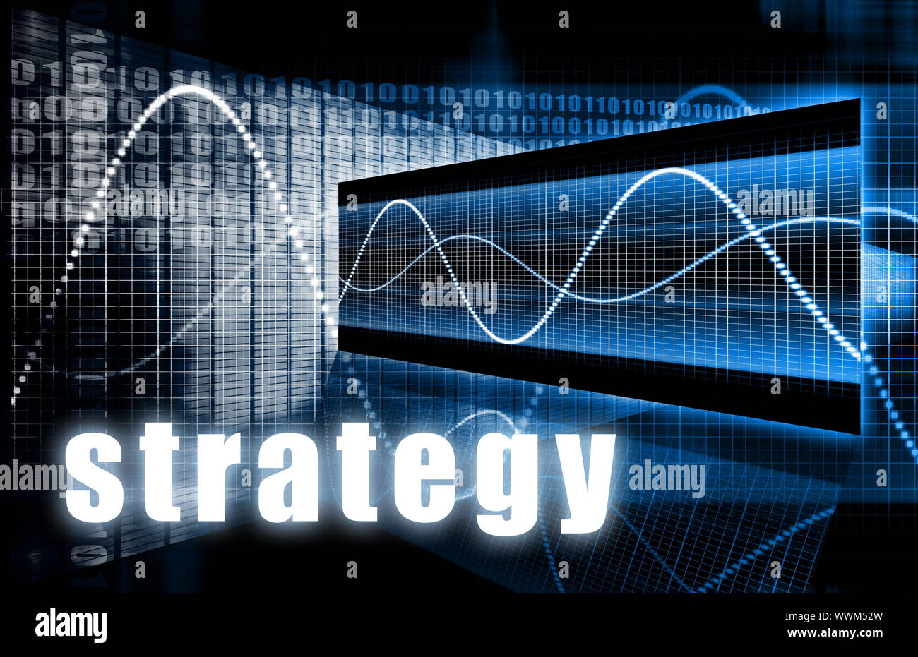 Strategy Business Concept as a Digital Background Stock Photo - Alamy