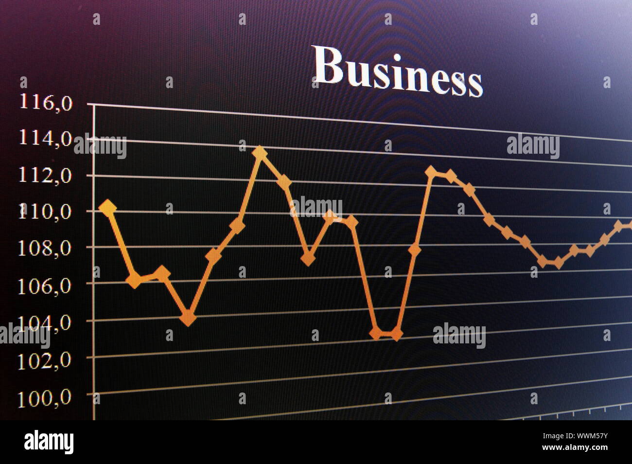 business data and chart showing financial success Stock Photo - Alamy