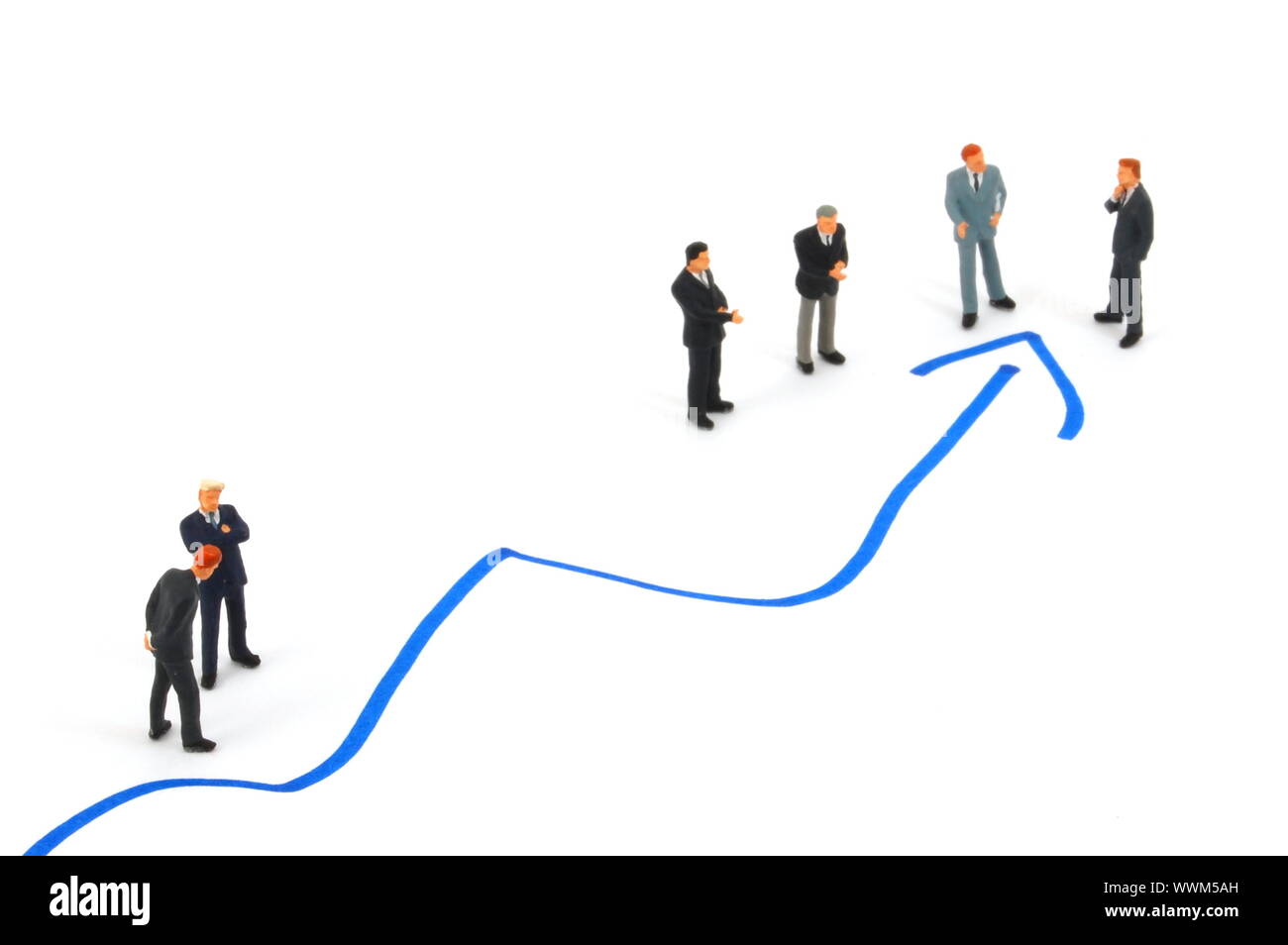 Business team talking market Cut Out Stock Images & Pictures - Alamy