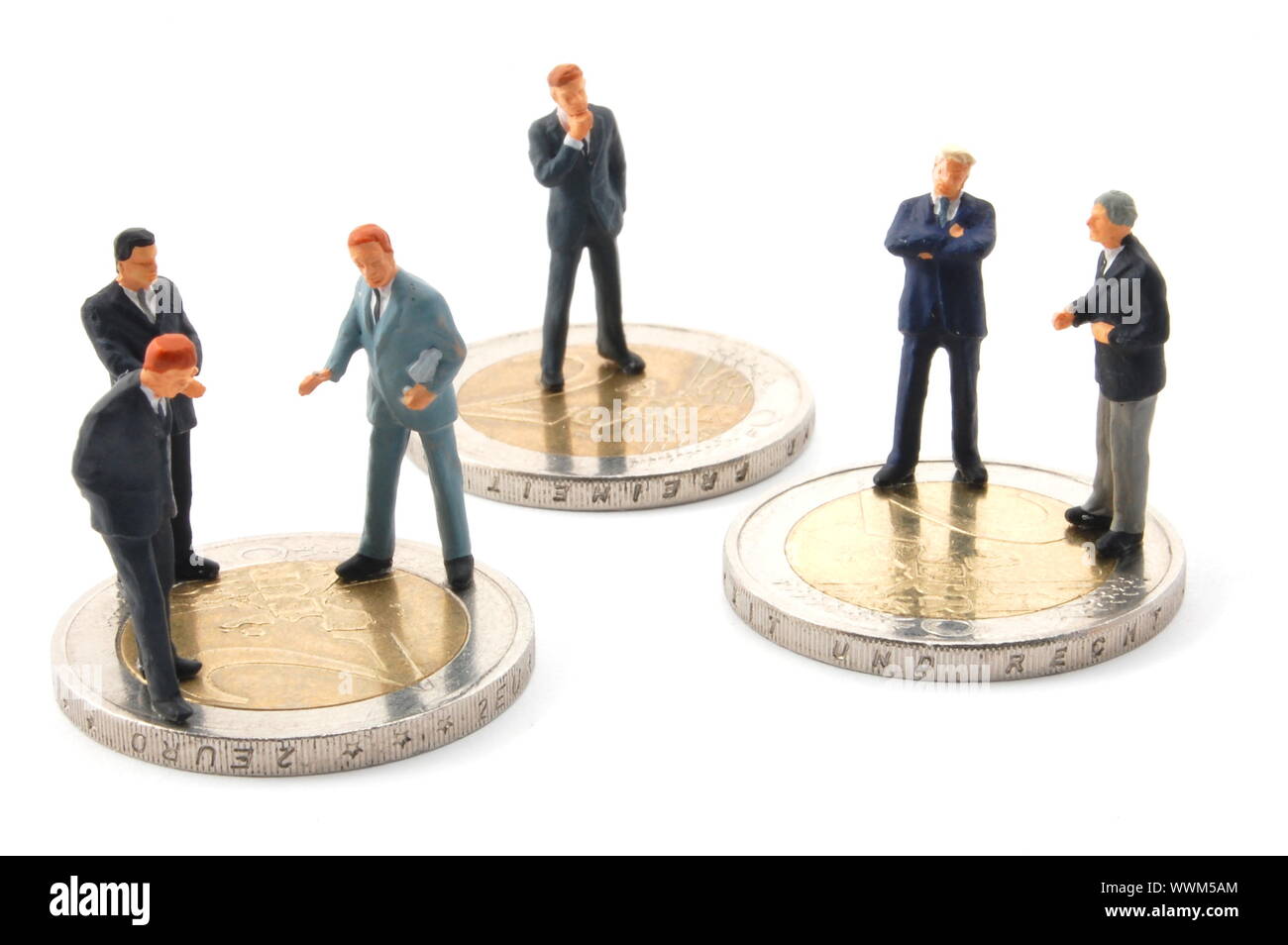 business man and money isolated on white background Stock Photo - Alamy