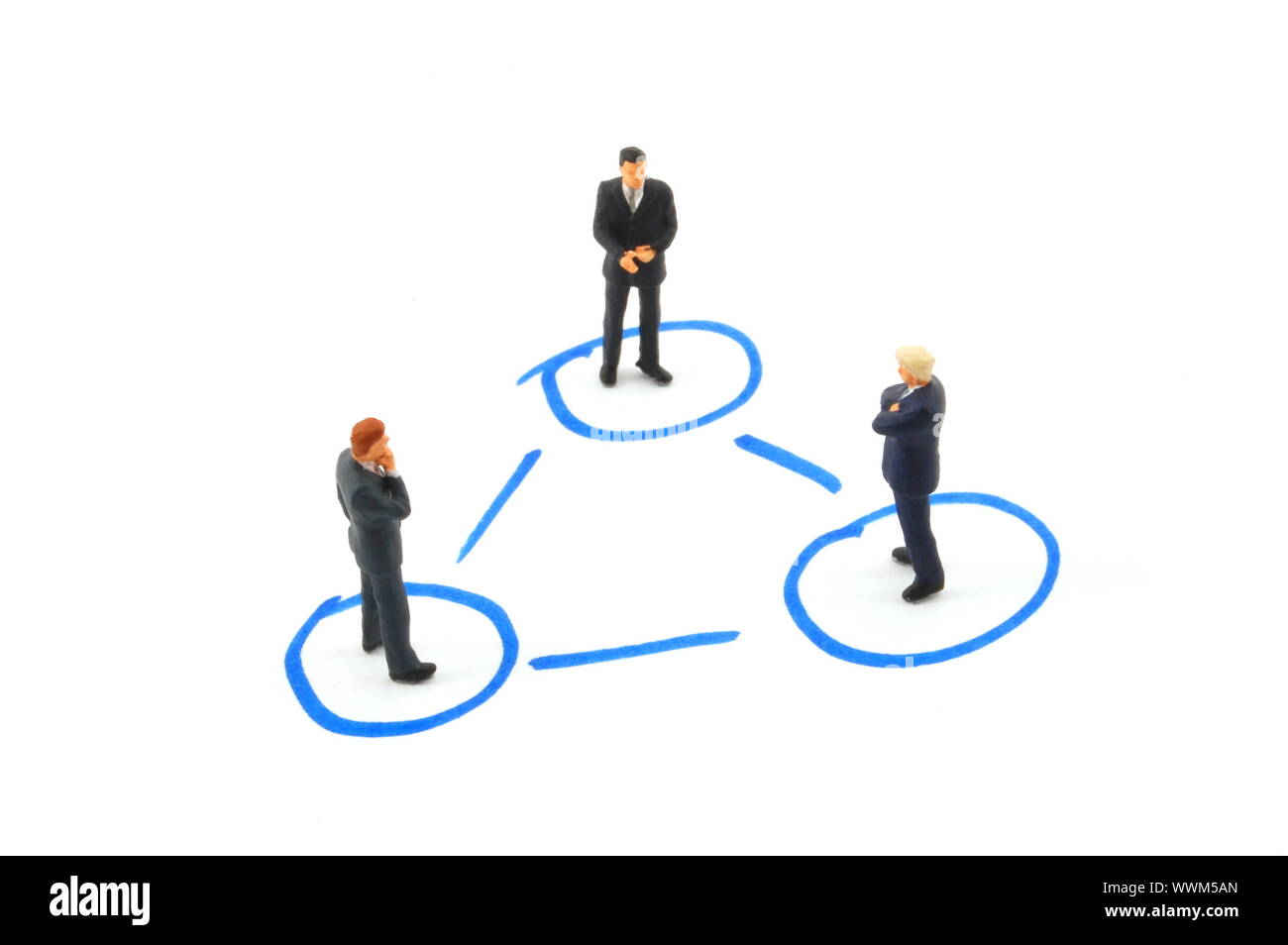networking business people isolated on white background Stock Photo - Alamy