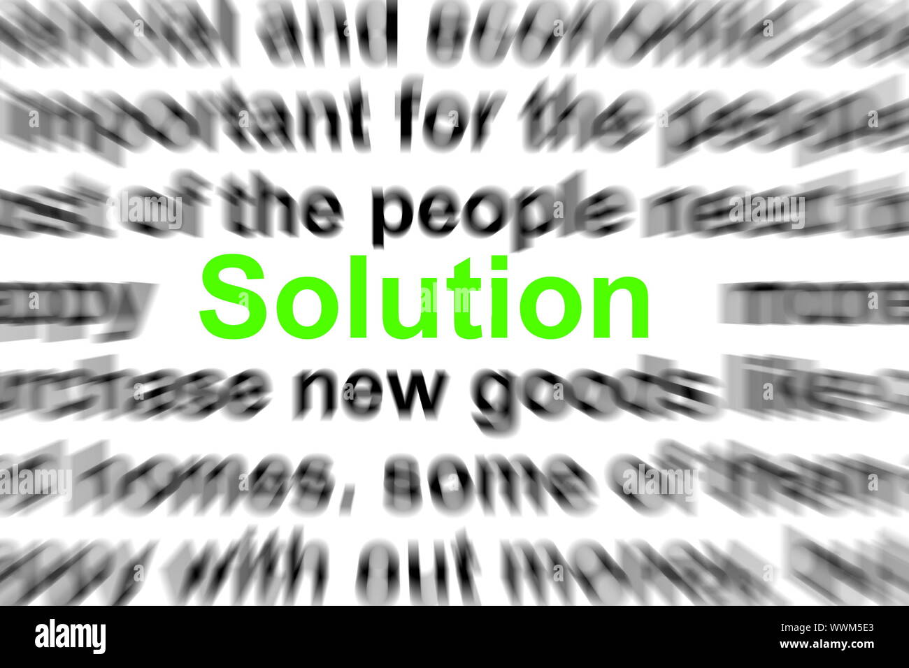 problem and solution words showing business concept Stock Photo - Alamy