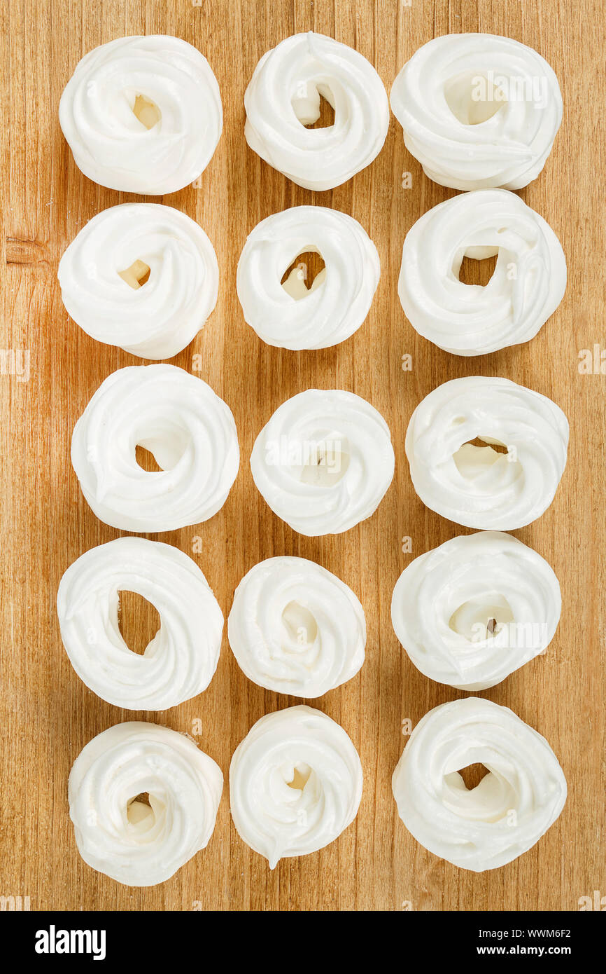 homemade white very sweet baked candy Stock Photo - Alamy