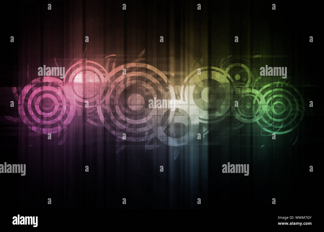 Science Technology Data as a Abstract Art Stock Photo - Alamy