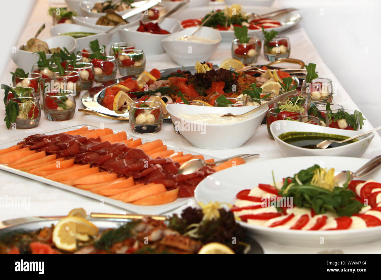 Buffet breakfast decoration detail hi-res stock photography and images ...
