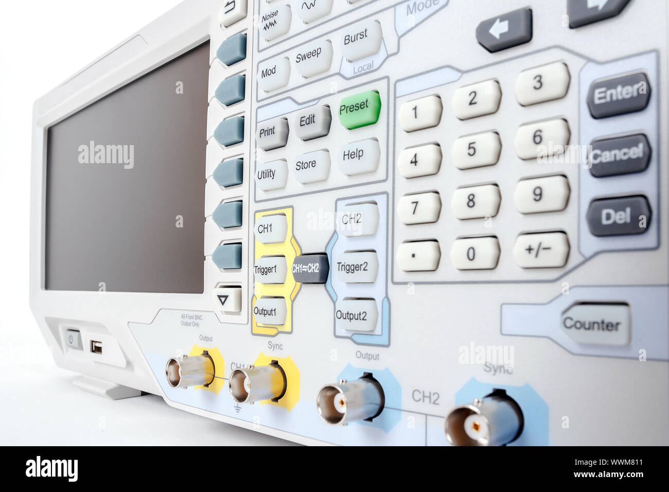 professional modern test equipment - analyzer Stock Photo - Alamy