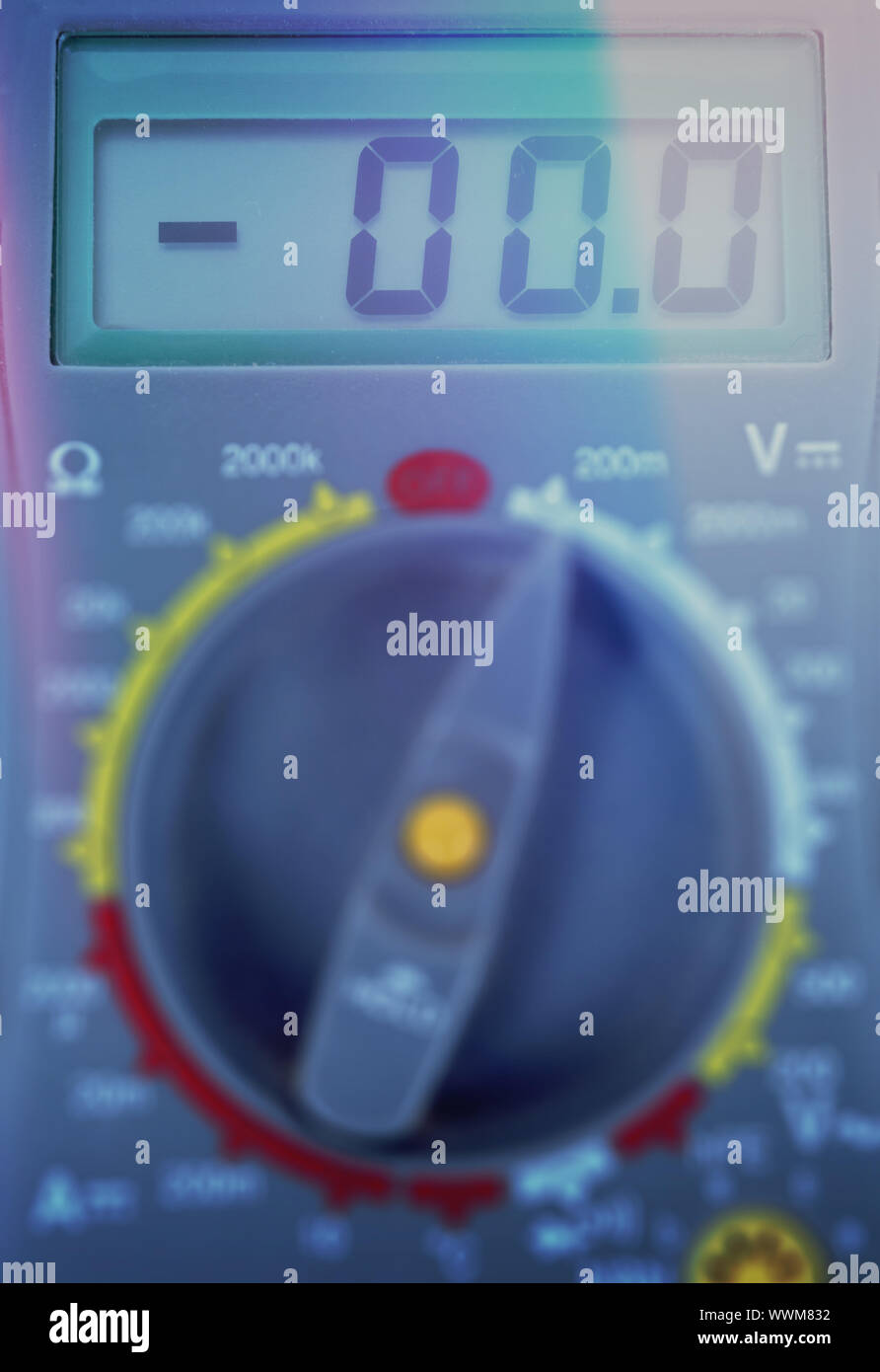 Modern digital multimeter with shallow focus Stock Photo - Alamy