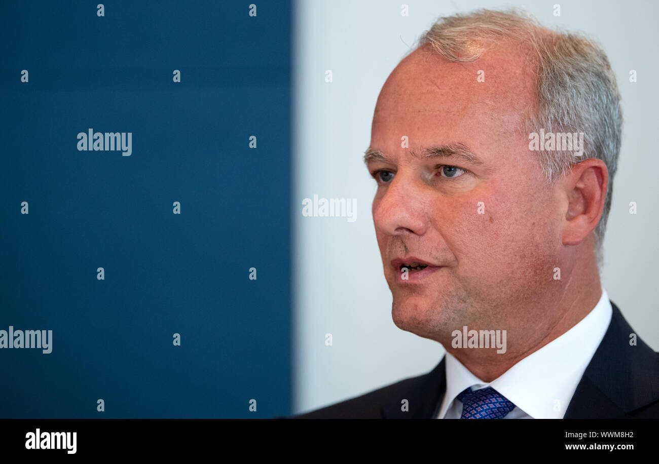 Munich, Germany. 16th Sep, 2019. Alexander Everke, CEO of AMS, attends ...