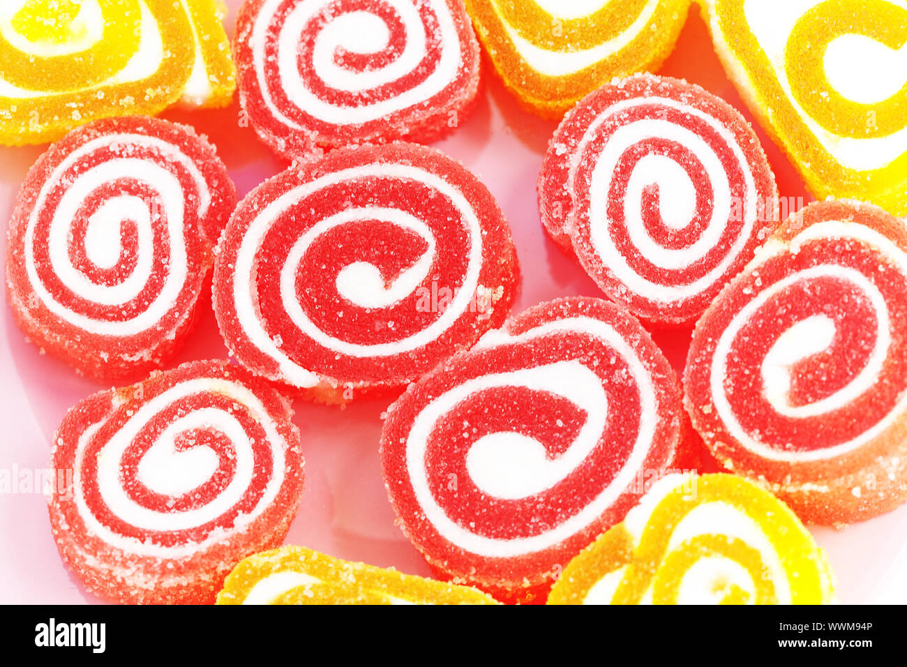 Colorful fruit-paste sweets Stock Photo - Alamy