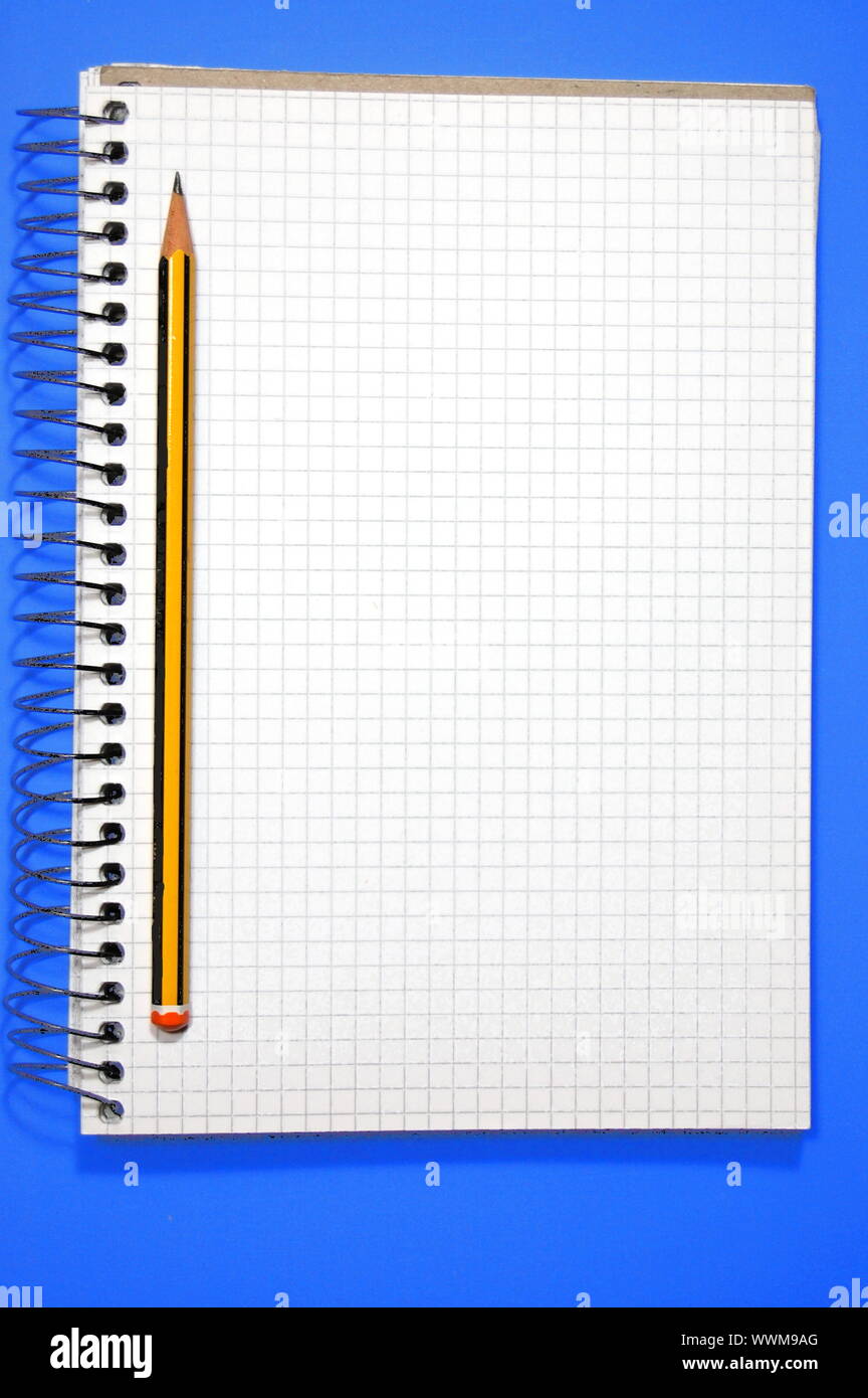 empty note book with space for text message Stock Photo - Alamy
