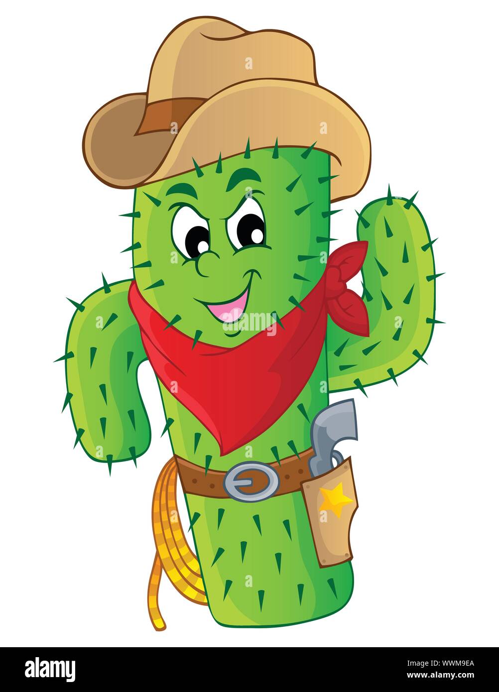 Western theme vector vectors Cut Out Stock Images & Pictures - Alamy