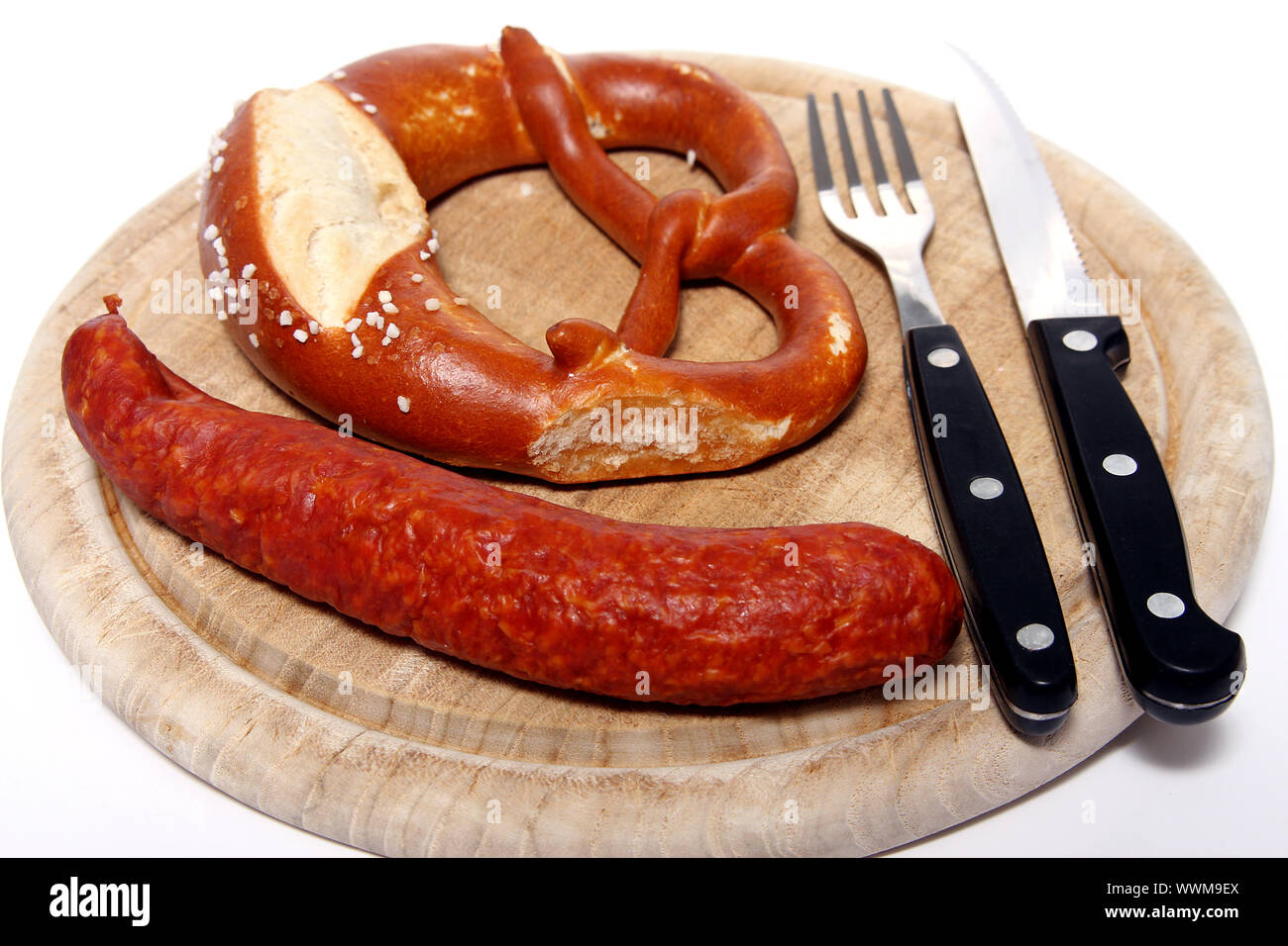 typical bavarian snack called brotzeit, south germany Stock Photo - Alamy