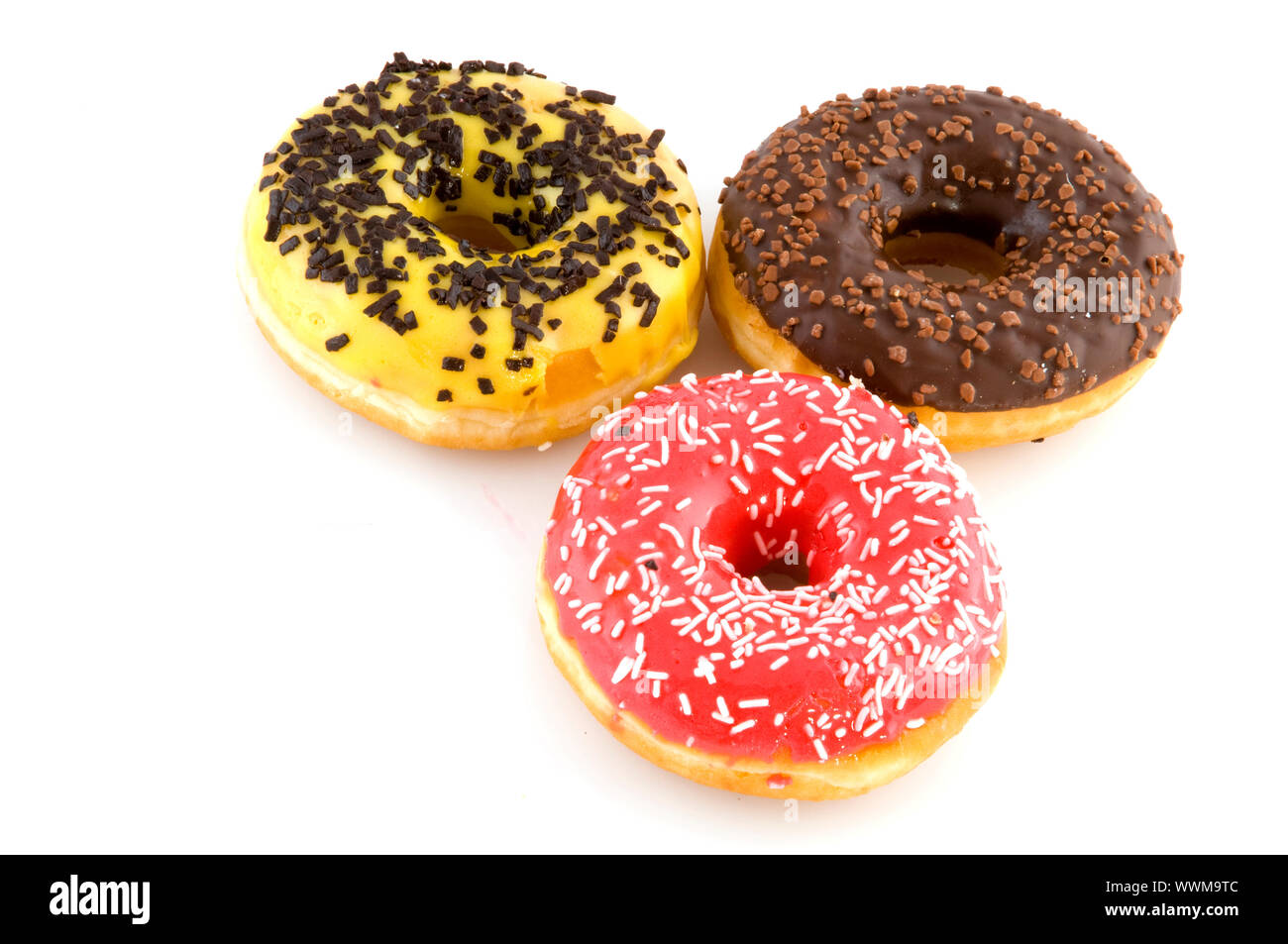 tasty colored doughnuts Stock Photo - Alamy