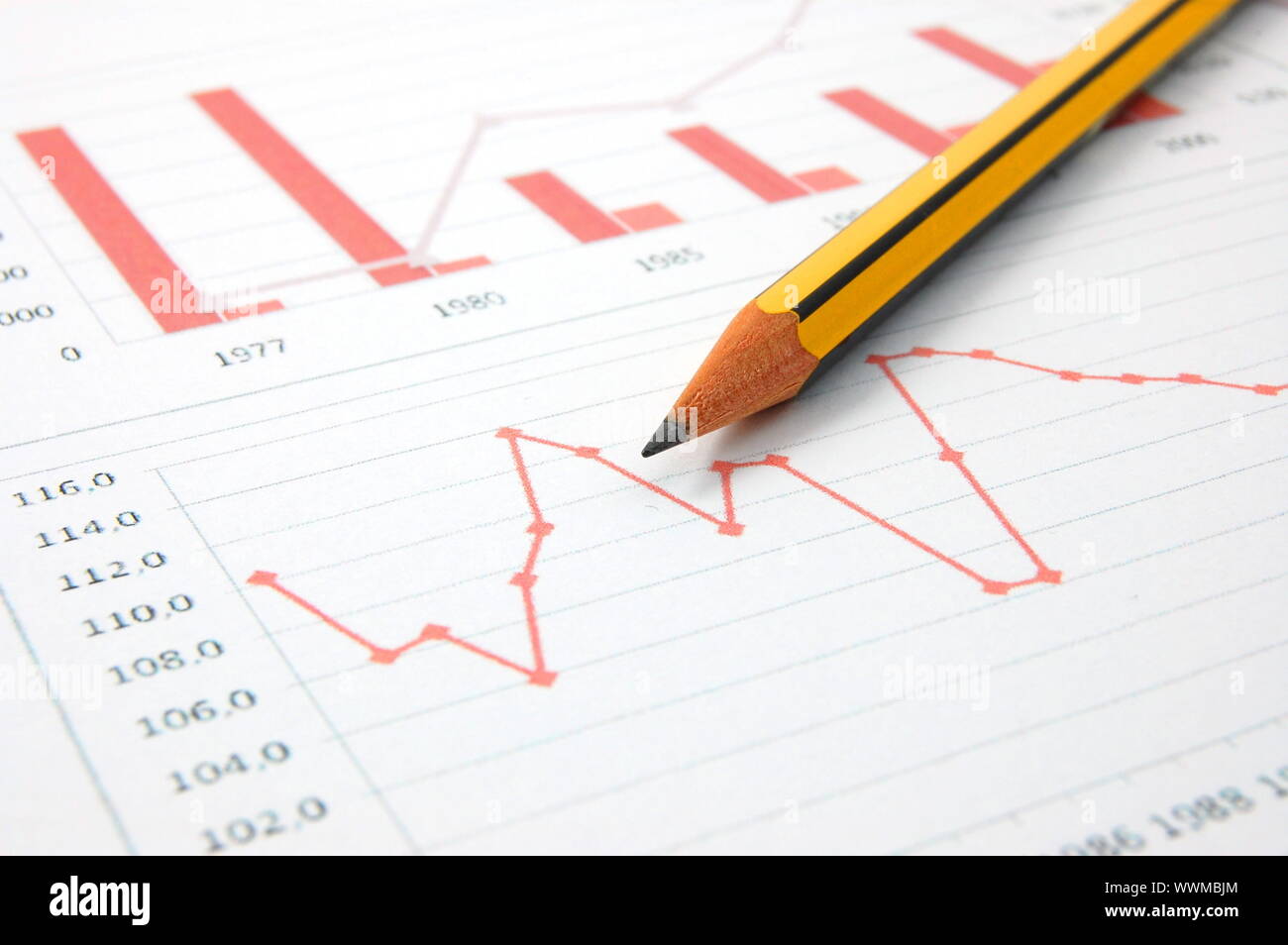 business chart showing financial success and economic growth Stock ...
