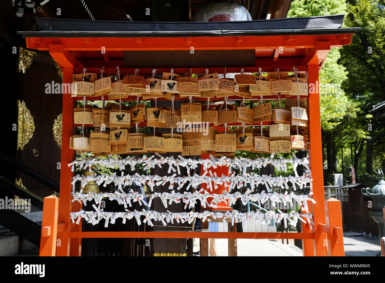 Ema in Shrine - Tokyo - Japan Stock Photo - Alamy