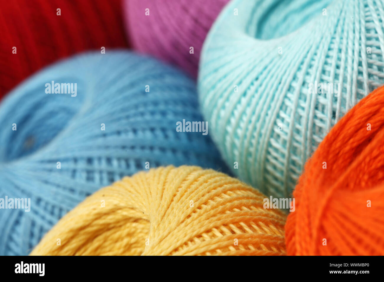thread on white background Stock Photo - Alamy