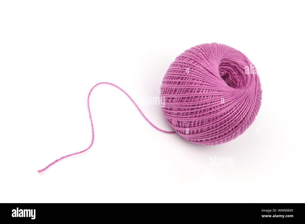 thread isolated on white background Stock Photo - Alamy