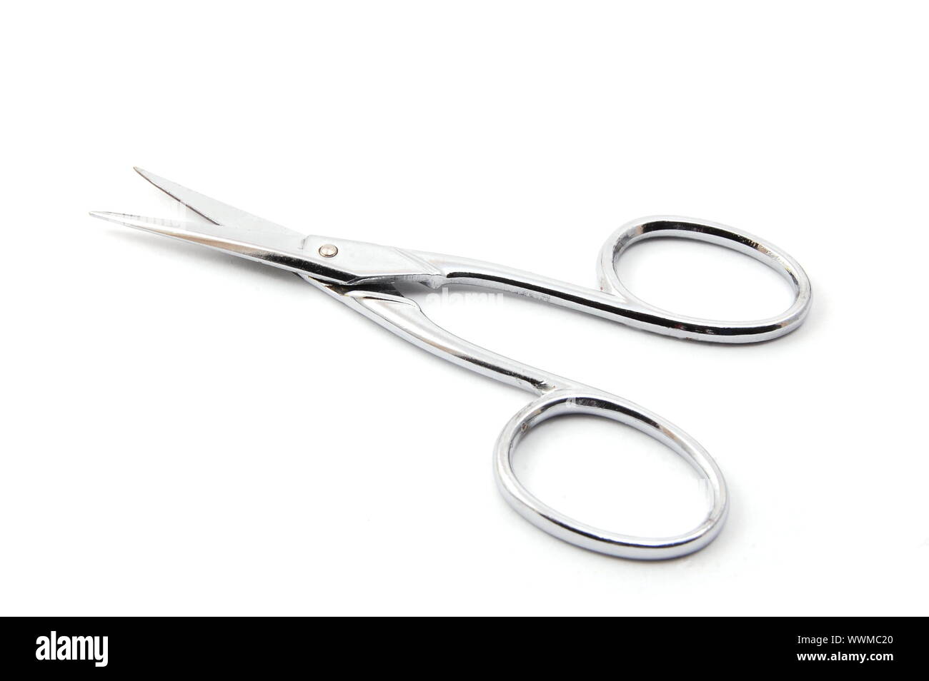 simple scissors isolated on a white background Stock Photo - Alamy