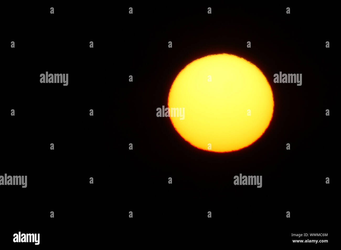 very big yellow sun close up Stock Photo - Alamy