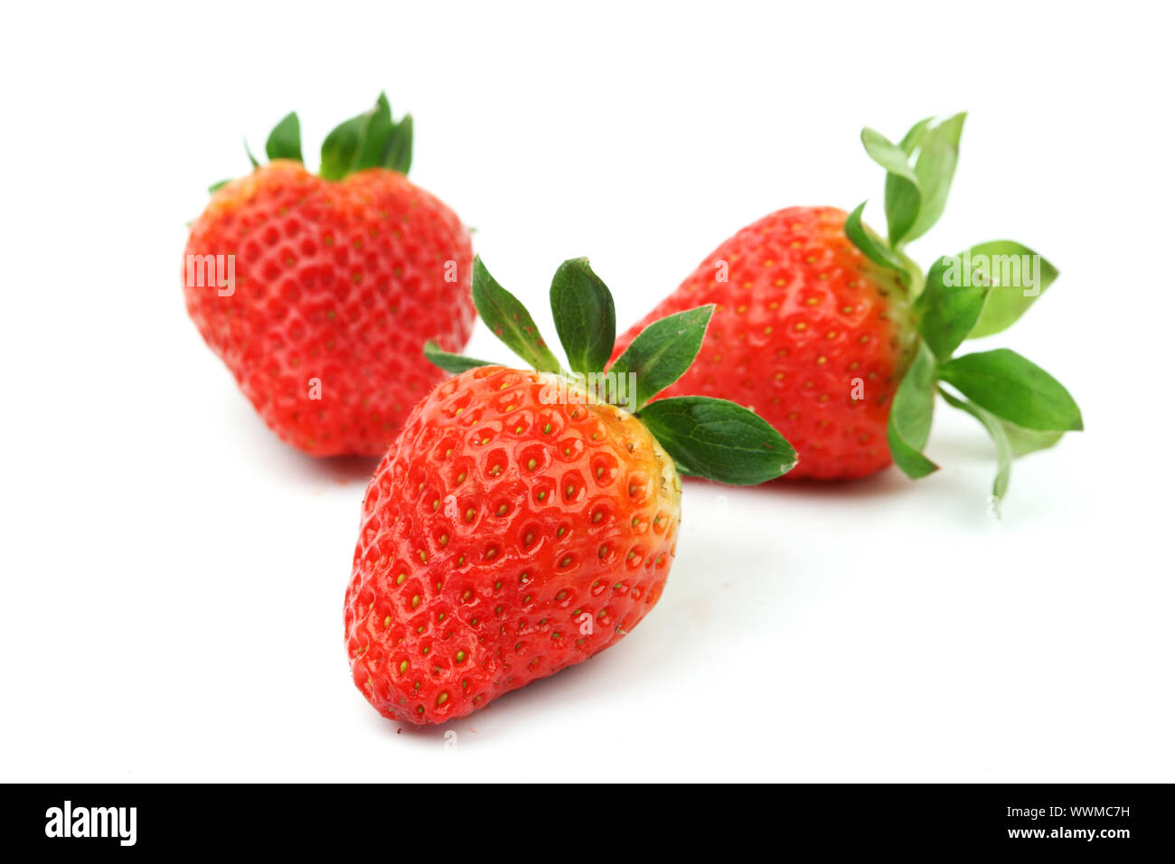 strawberry pile isolated Stock Photo - Alamy