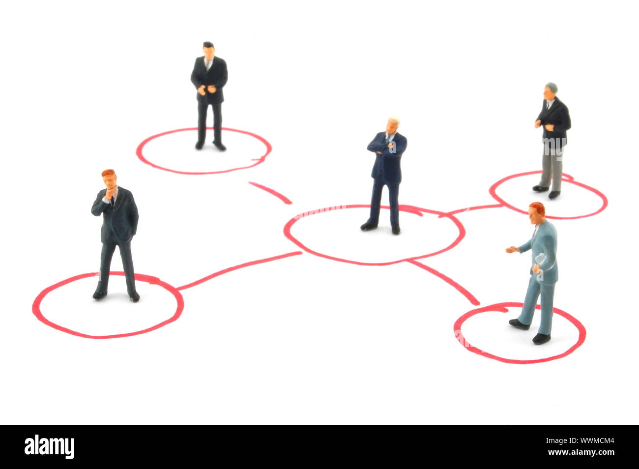 networking business people isolated on white background Stock Photo - Alamy