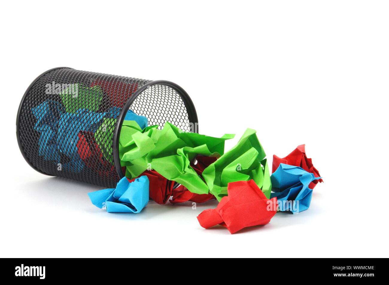 Recycle bin in office Cut Out Stock Images & Pictures - Alamy