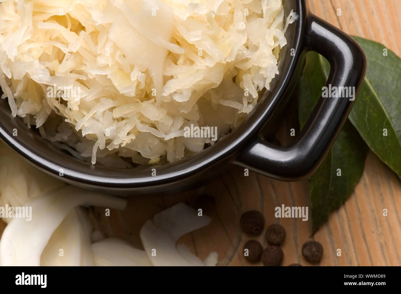 Fresh pickled cabbage - traditional polish sauerkraut Stock Photo - Alamy