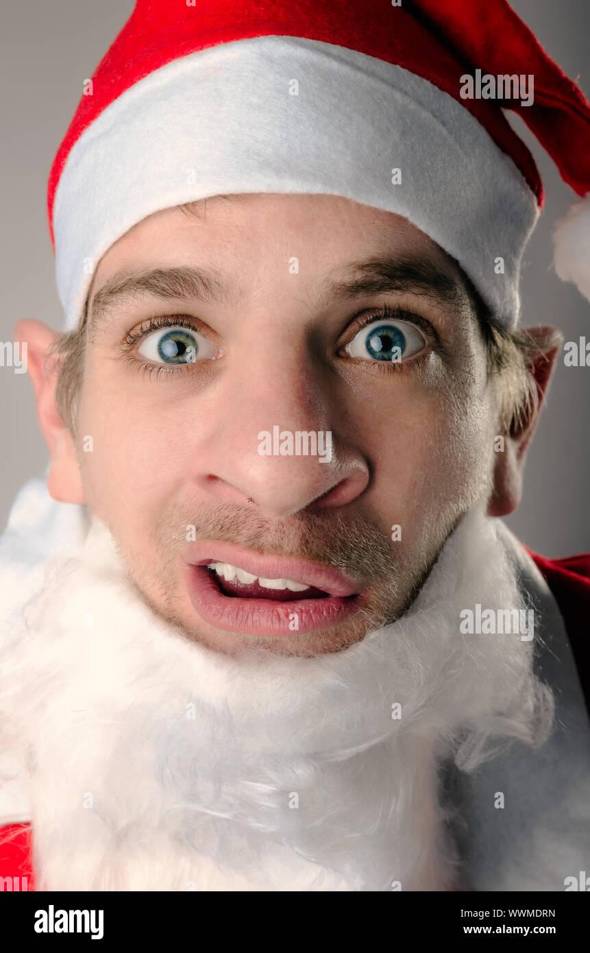 Weird santa hi-res stock photography and images - Alamy